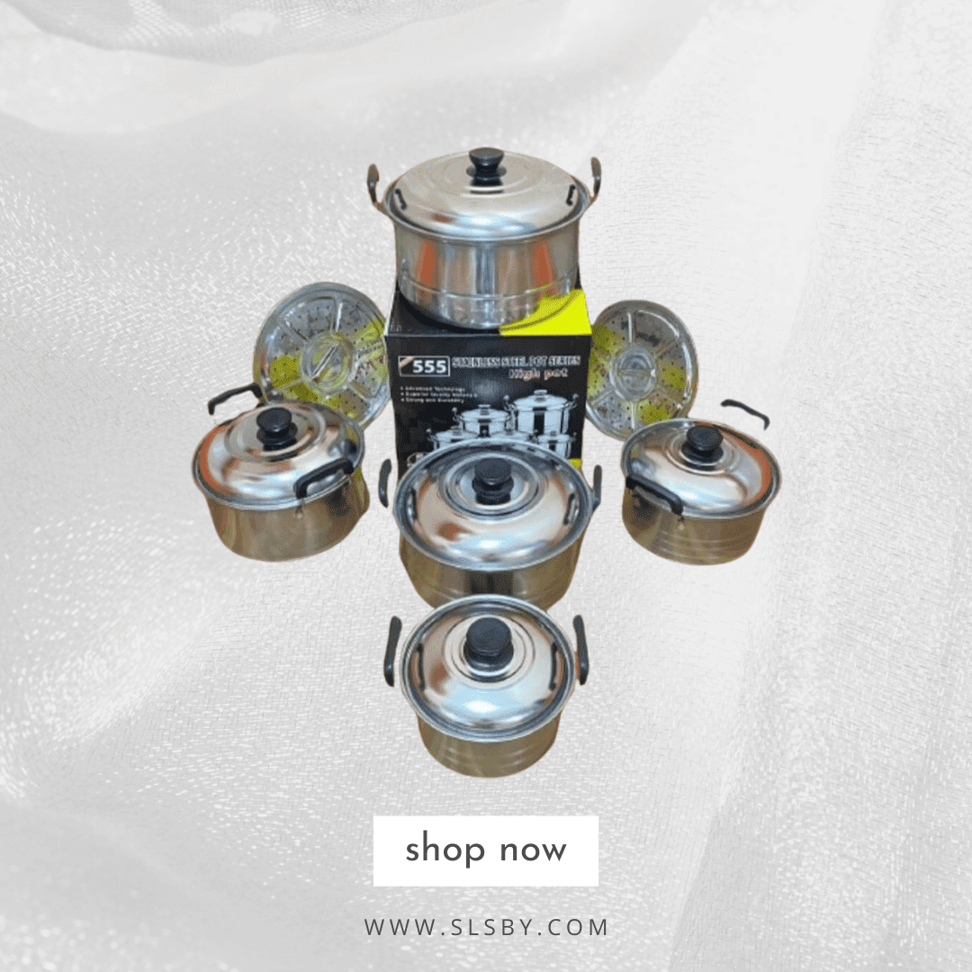 PANCI SET STAINLESS 12 IN 1 + STEAMER - POLOS SILVER | SL Sby