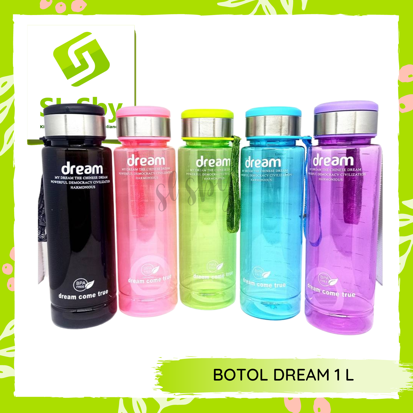 BOTOL MINUM DREAM 1 LITER | SL Sby